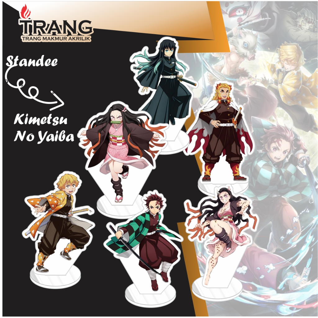 Standee figure Acrylic Kimetsu No Yaiba/Standing Action figure Acrylic ...