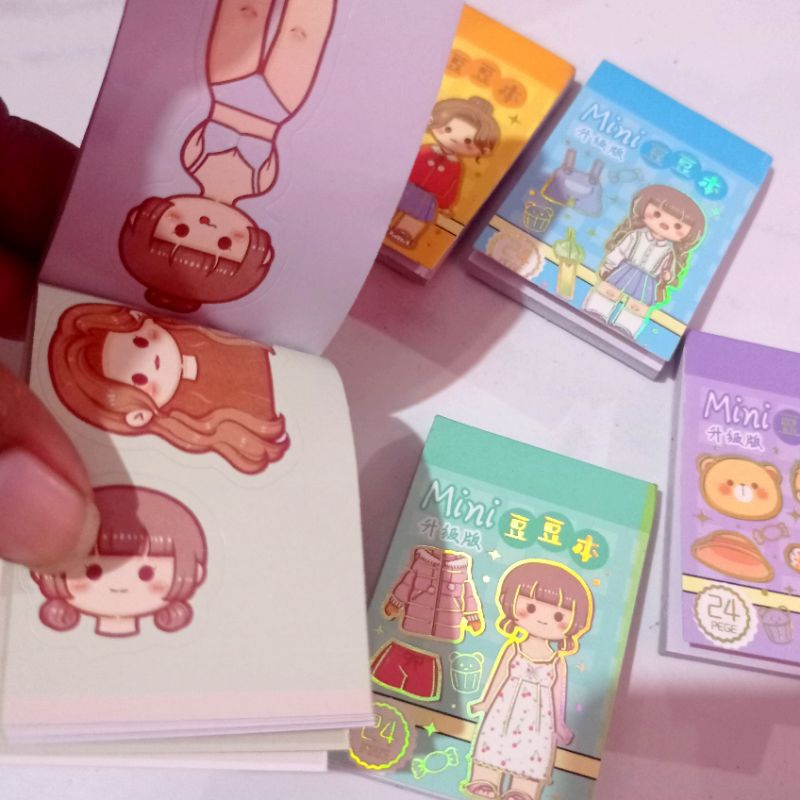 Momo Aesthetic Stickers mini book Stickers | Shopee Singapore