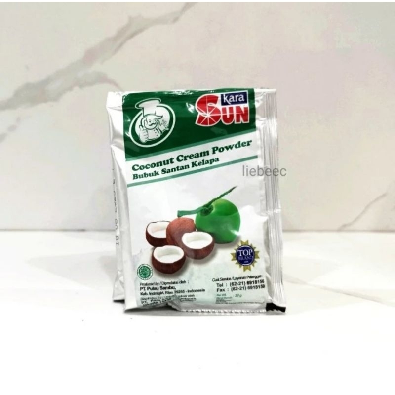 Sun Kara Coconut Milk Powder 20gr / Santen Kara Powder 20 gr Sachet ...