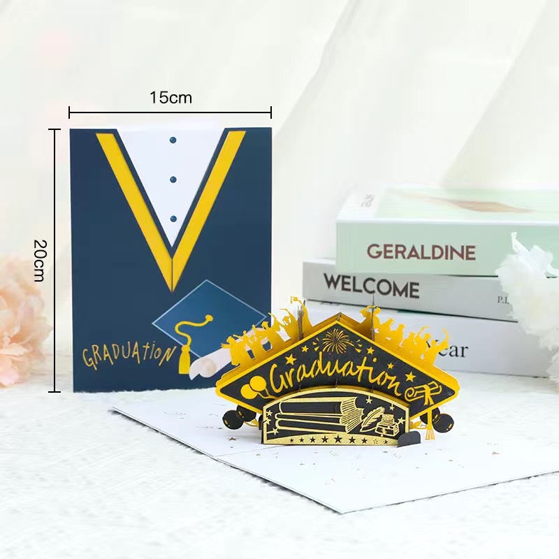 Graduation / Happy Graduation 3D / Congratulation / Greeting Card ...