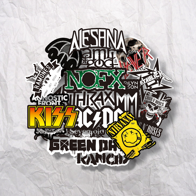 Band STICKER SERIES BAND STICKER PACK AESTHETIC STICKER CASE HANDPHONE ...