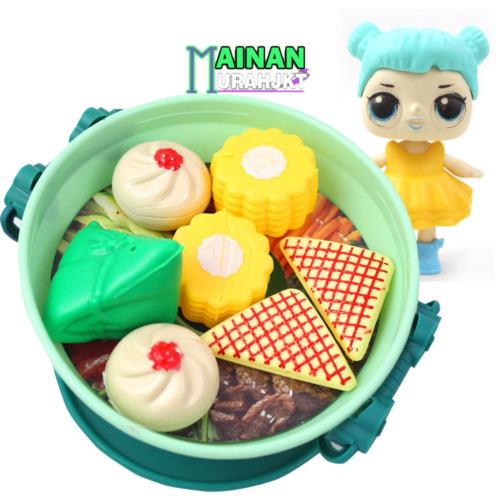 YK71 LITTLE CHEF CHILDREN'S TOY COOKING TOY DIMSUM ICE CREAM POT WITH ...