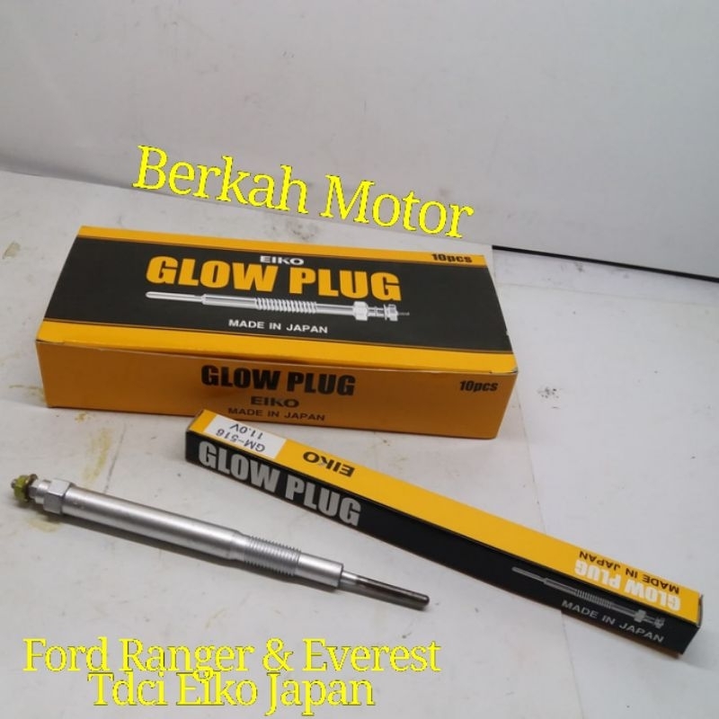 Glow plug heater spark plug Ford Ranger Ford Everest Tdci Eiko Japan ...