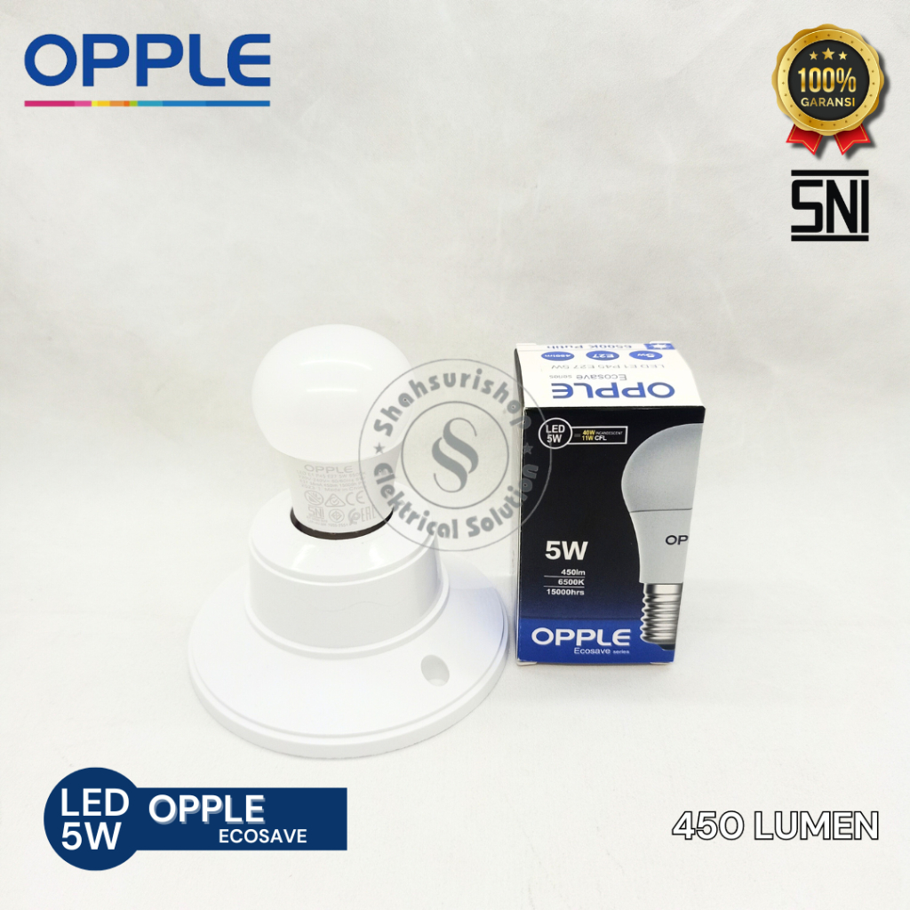 Opple ECOSAVE LED 5 WATT LAMP GUARANTEED | Shopee Singapore