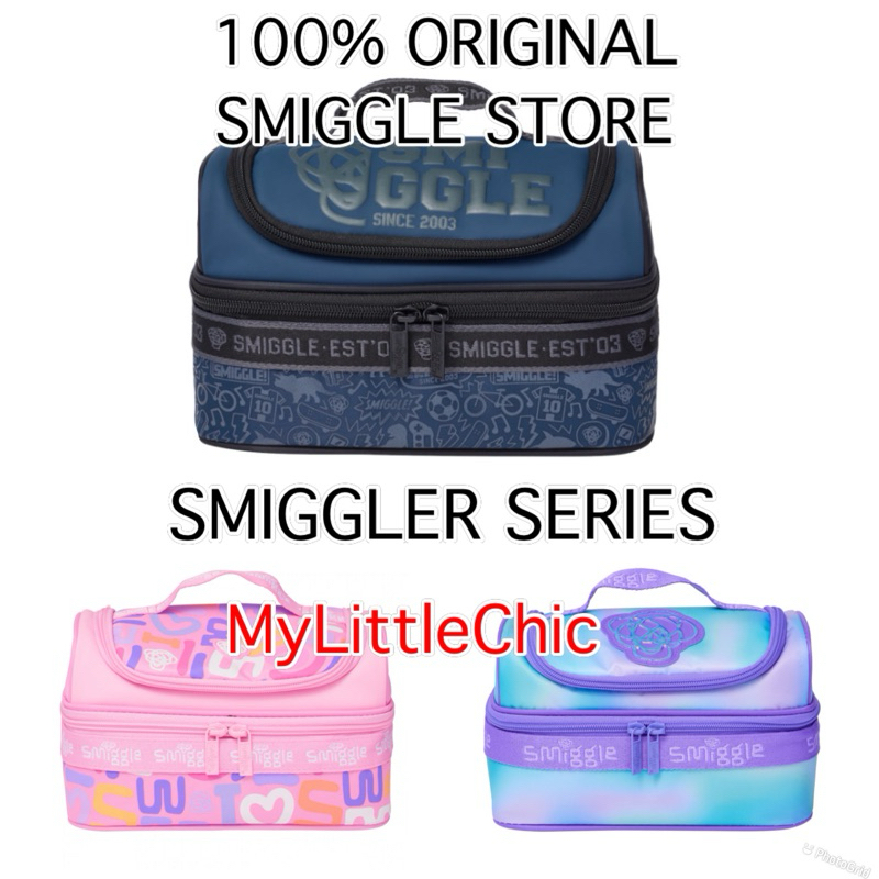 Smiggle Beyond Wild Smiggler Series Double Decker Lunchbag ORIGINAL ...