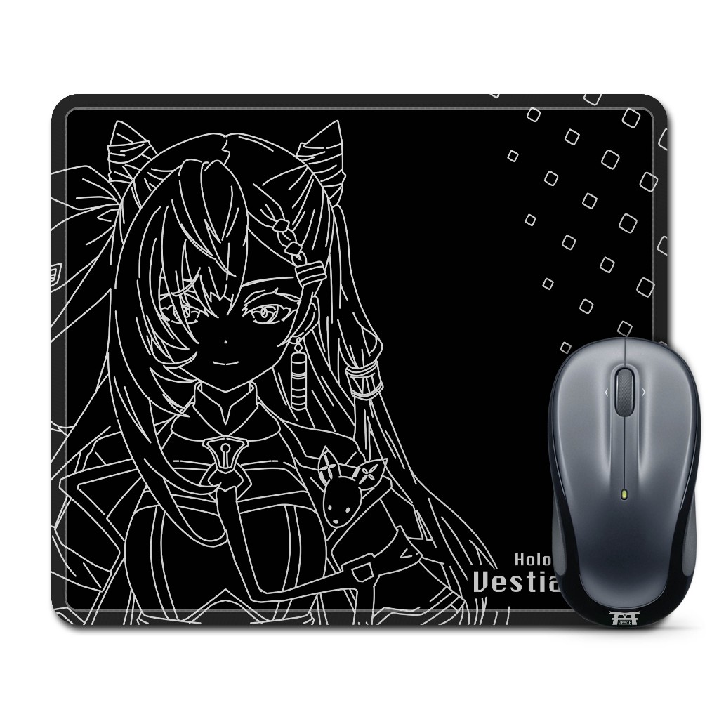 Mouse pad gaming anime vtuber VESTIA ZETA LINE Hololive ID 3rd ...