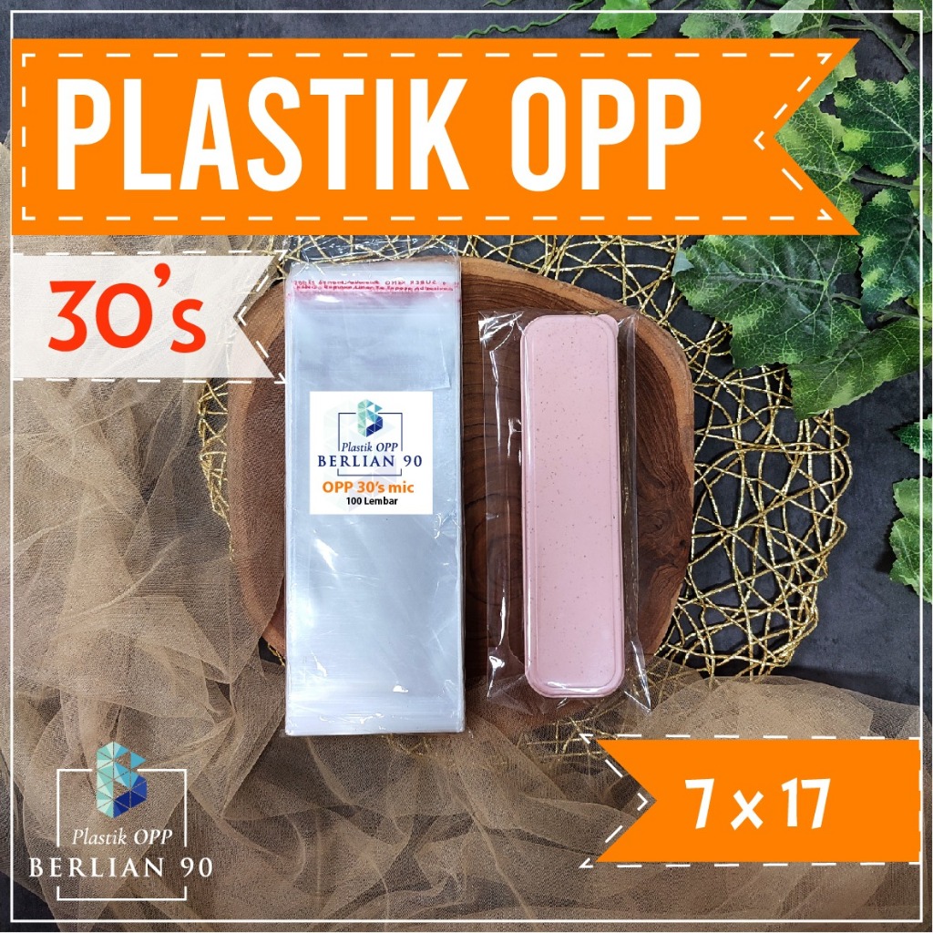 OPP Plastic Size 7x17cm Clear Seal Thickness 30's Micron contents 100 ...