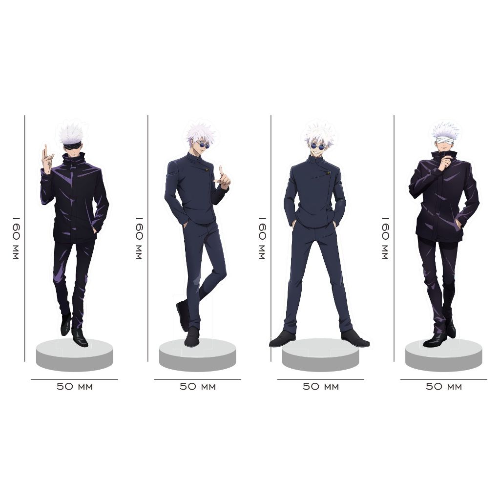 Mini Stand Figure Acrylic Anime Jujutsu arc shibuya Satoru Gojo ...
