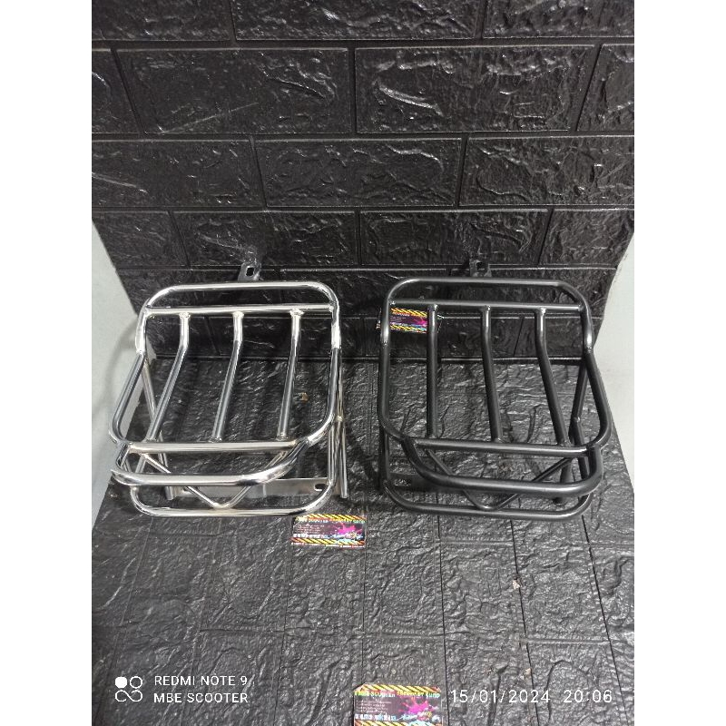 Vespa rear rack Backrack, minimalist Vespa PX PS exclusive Spartan ...