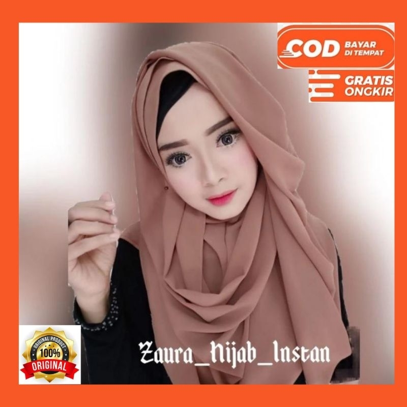 Zaura Hijab PASTAN ZAURA/SAFIRA/100% ORI instant veil/Hijab | Shopee ...