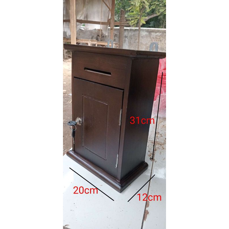 Suggestion box letter box hanging charity box with front hole | Shopee ...