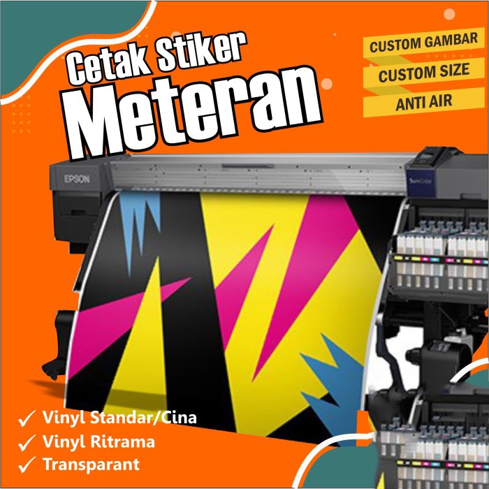PRINT METER STICKER 1x1 METER | Shopee Singapore