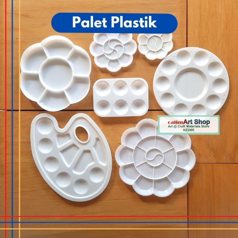 Plastic Pallets - Painting Palettes - Drawing Palettes | Shopee Singapore
