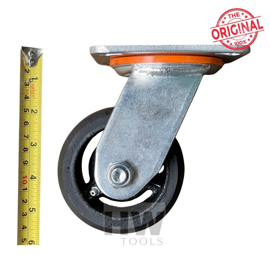 Heavy Duty Rubber Wheels 4 Inch Living Swivel Rubber Castor Wheel 4" HD ...
