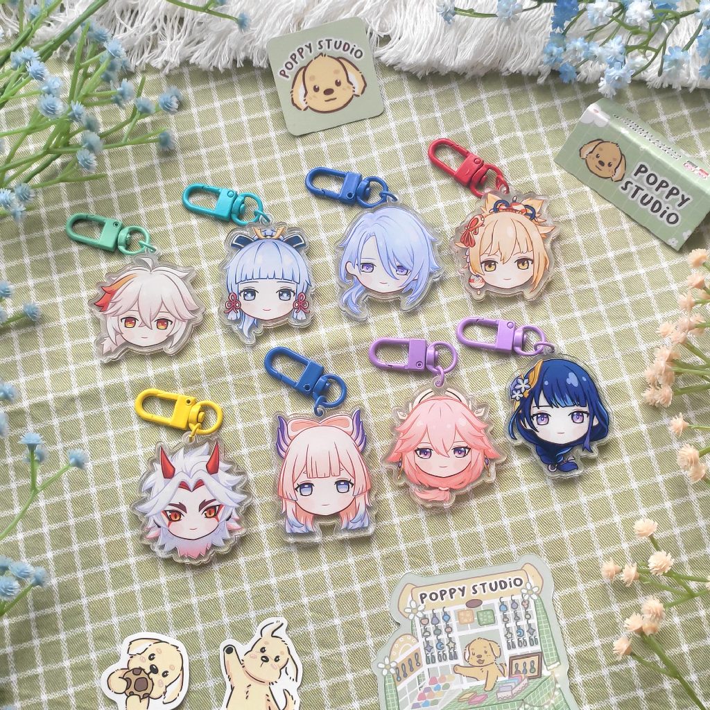 GANTUNGAN Inazuma PEELS | Genshin Impact KEYCHAIN KEYCHAIN KEYCHAIN ...