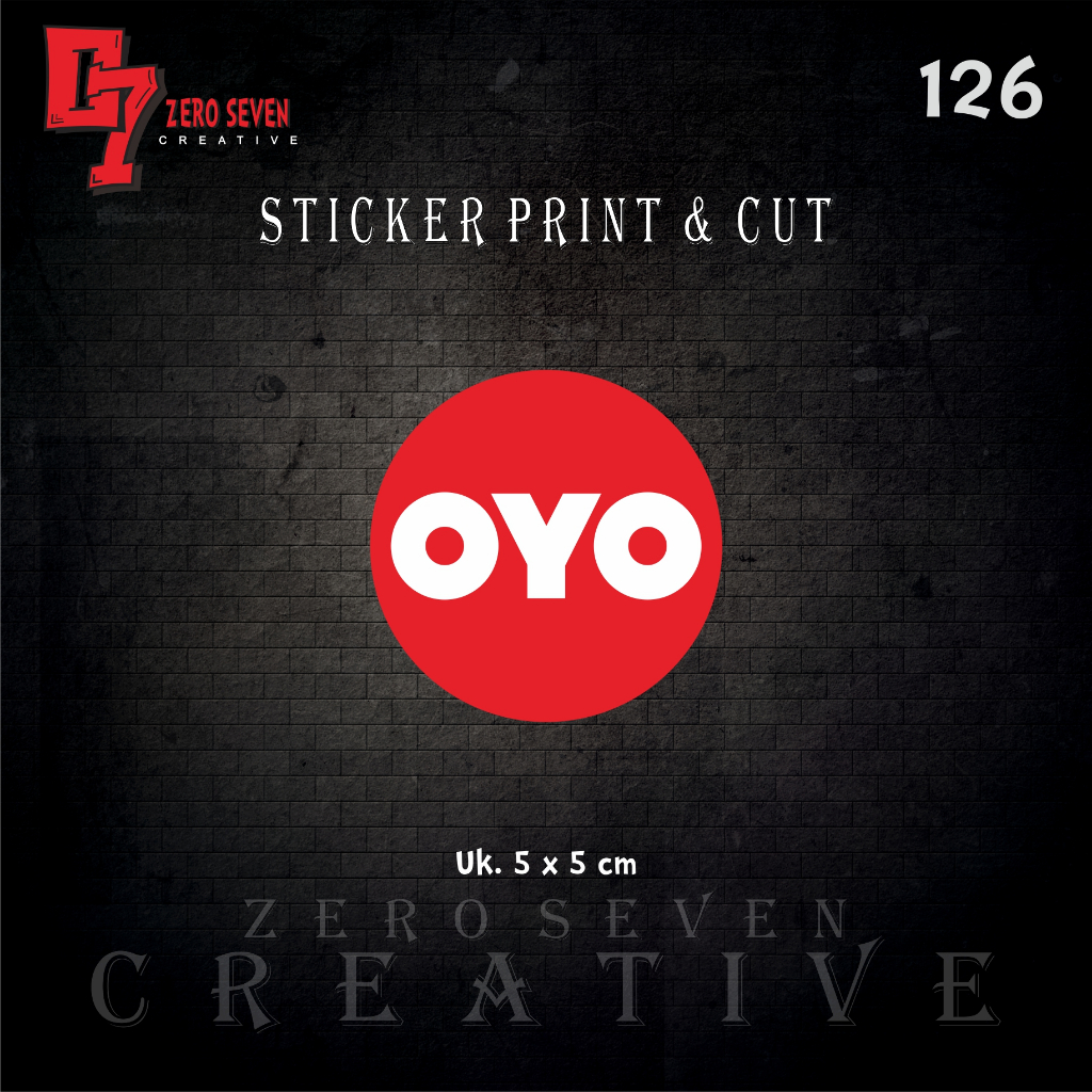Oyo BULAT VYNIL WATERPROOF PRINT & CUT LOGO STICKER | Shopee Singapore