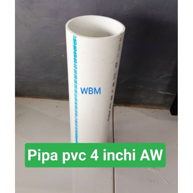 4" inch AW pvc pipe 50 cm long | Shopee Singapore