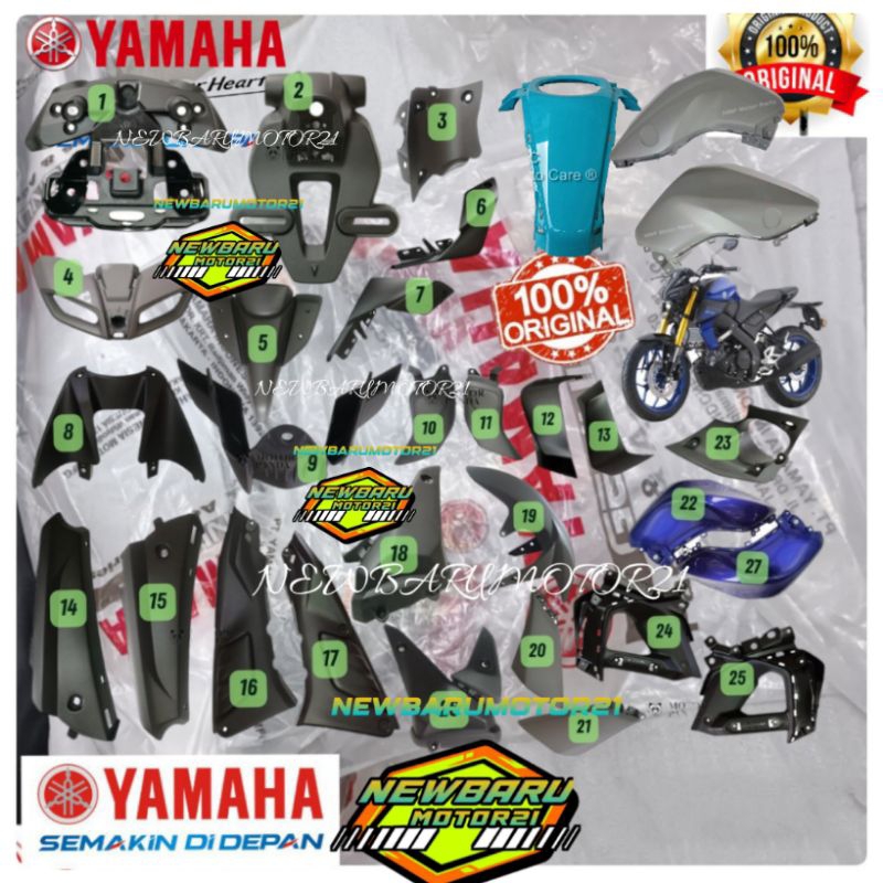 Body Set Mt15 MT 15 Original yamaha Variant | Shopee Singapore
