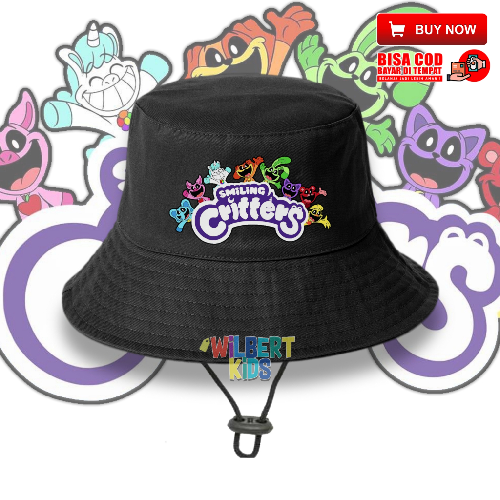 Catnap Smiling Critters Children's Bucket Hat | Shopee Singapore