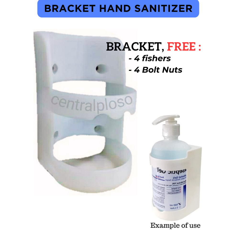 Shelf for Wall-Mounted Hand Sanitizer Bracket and Antiseptic Hand ...