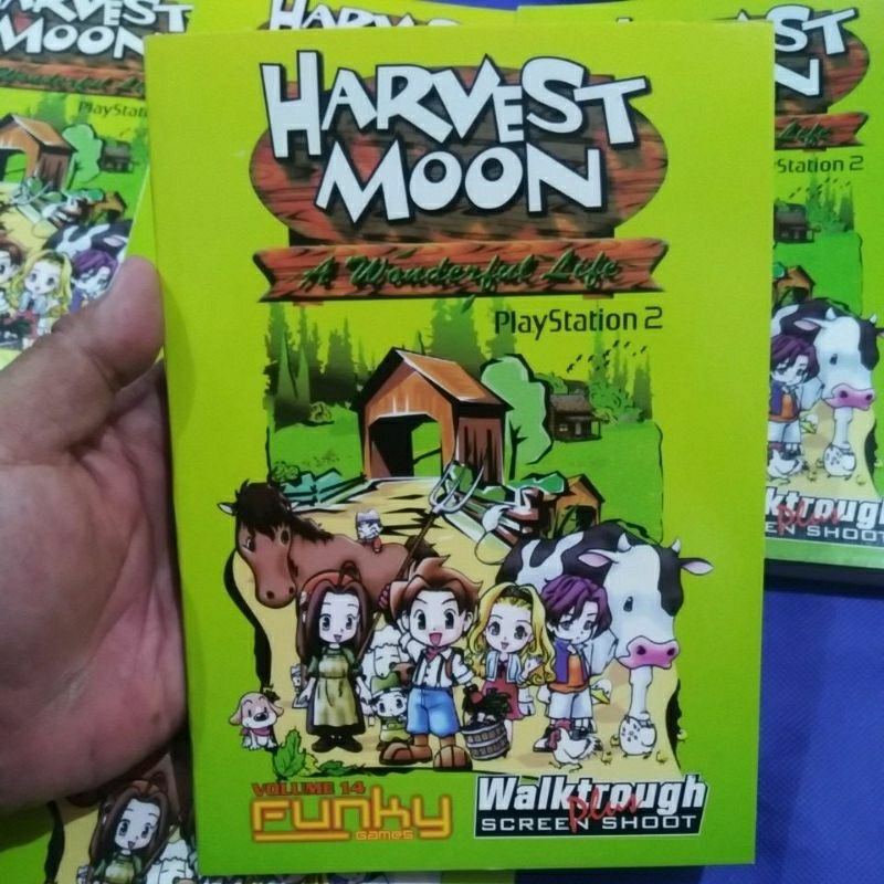 Harvest MOON AWONDERFUL LIFE PS2 Book GAME GUIDE/WALKTROUGH HARVEST ...