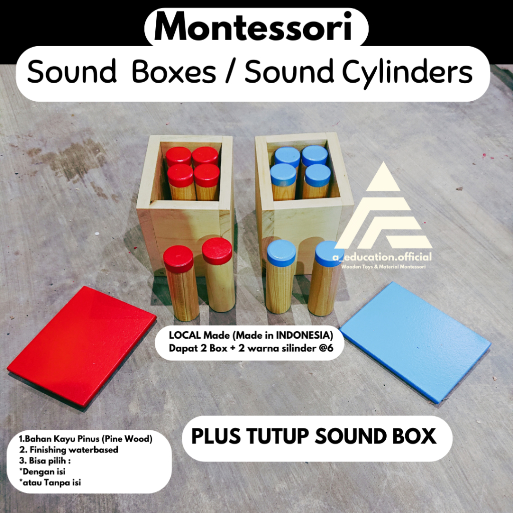 Montessori Sound Boxes/Sound Cylinders Montessori Early Childhood Sound ...