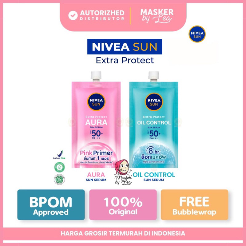 Nivea Sun Extra Protect Aura Sun Serum Sunscreen SPF 50+ PA+++ 7ml ...