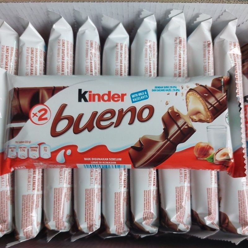 Kinder bueno 43gr/chocolate kinder bueno/Chocolate wafer | Shopee Singapore