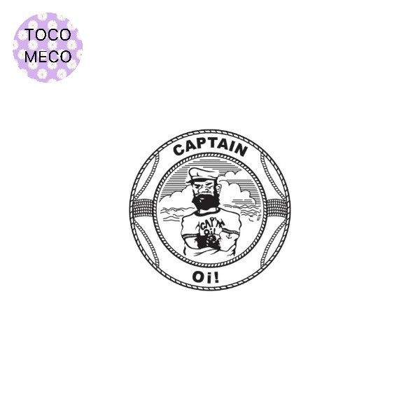 Captain Oi sticker! Records logo sticker | Shopee Singapore