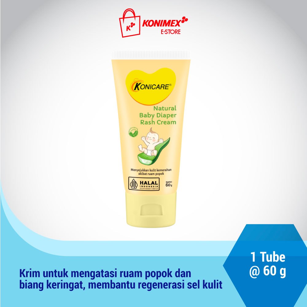 Konicare Anti Rash Diaper Tube 60 gr | Shopee Singapore