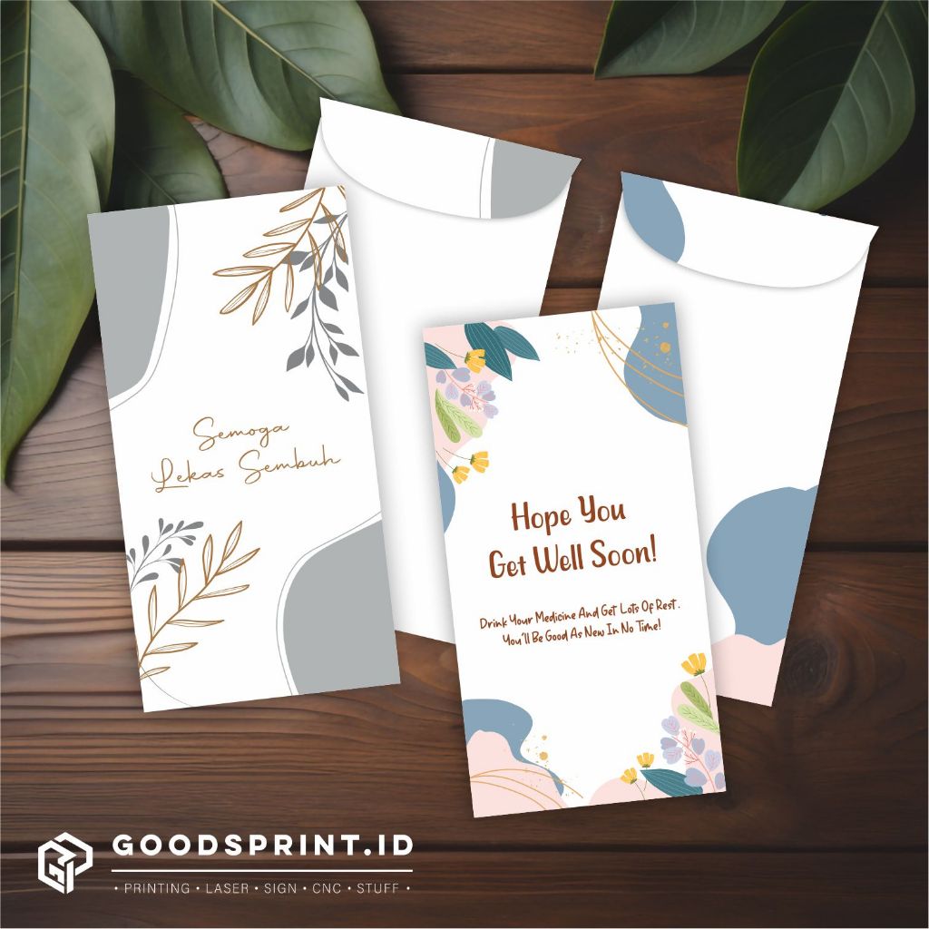 Angpao GWS Envelopes Get Well Soon Greeting Envelopes | Contents Of ...