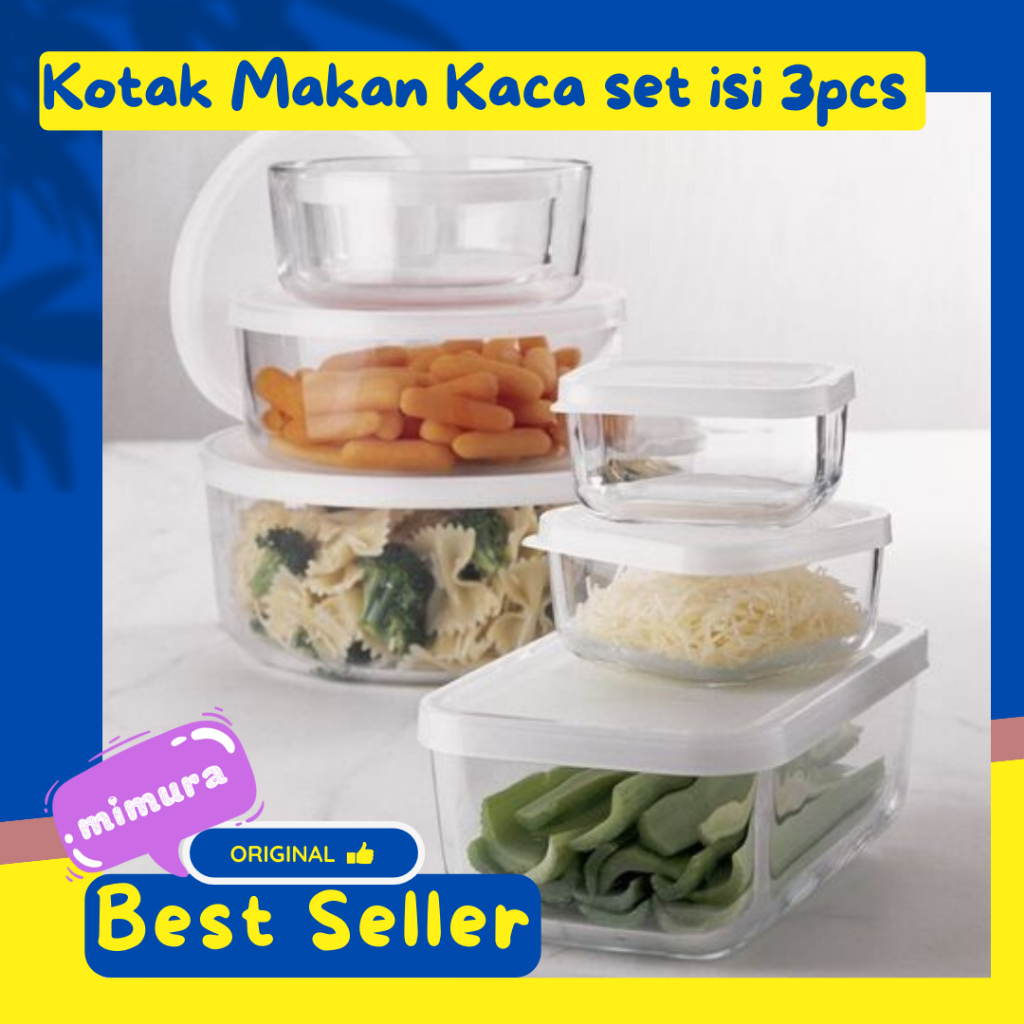 Heat Resistant Glass Lunch Box Food Container Food Storage Container 1 ...