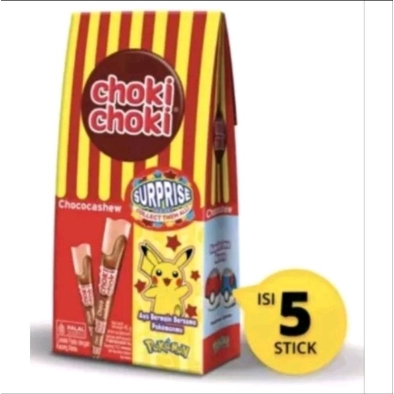 Choki Choki Choki Surprise Chococashew Pokemon Edition 45gr | Shopee ...