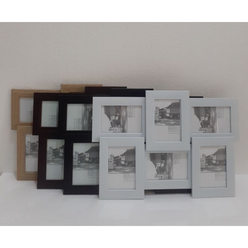 Frame frame uk: 4R (10×15) cm stacked 6 (free packing) | Shopee Singapore