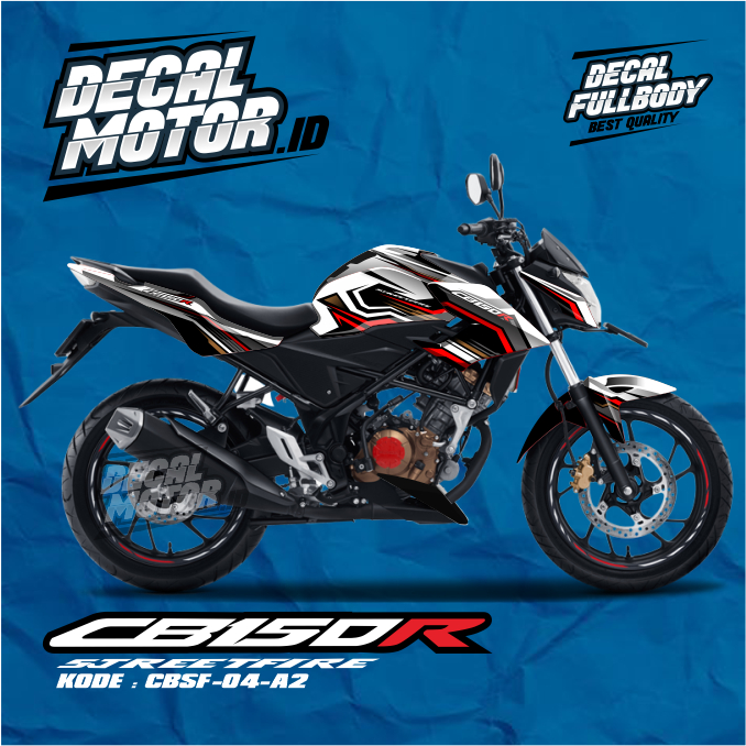 New CB 150R Fullbody Sticker Decal Old CB150R Fullbody Sticker Simple ...
