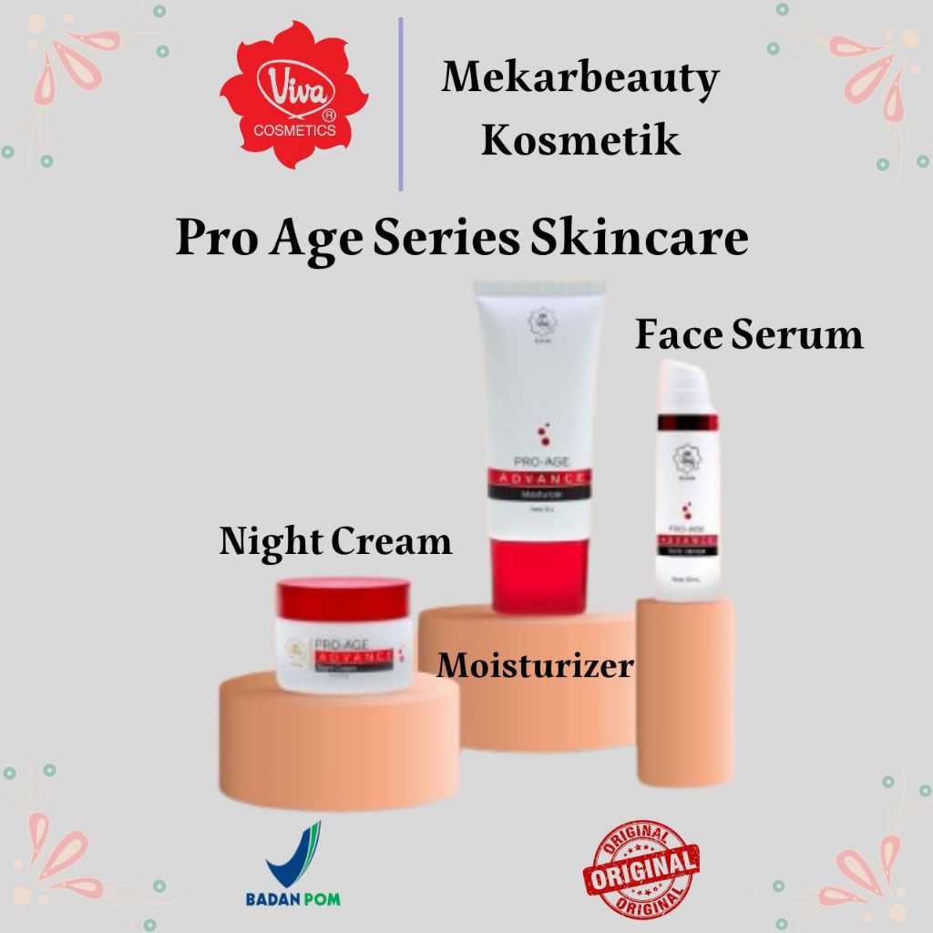 Viva Queen Pro Age Series (Night Cream, Moisturizer, Face Serum) | Anti ...