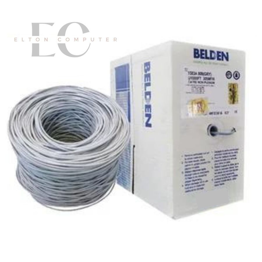 Belden Cable UTP Cat 5 Cat 5e Cat5 Cat5e/Cable LAN Belden UTP Cat5/Cable LAN 1 Roll | Shopee ...