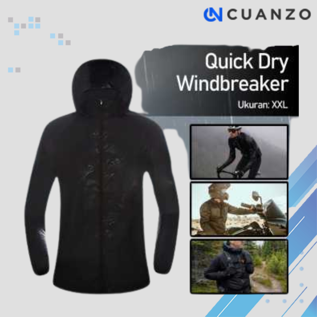 Quick-dry Windbreaker Sports Jacket / Men's Raincoat / Women's Raincoat ...