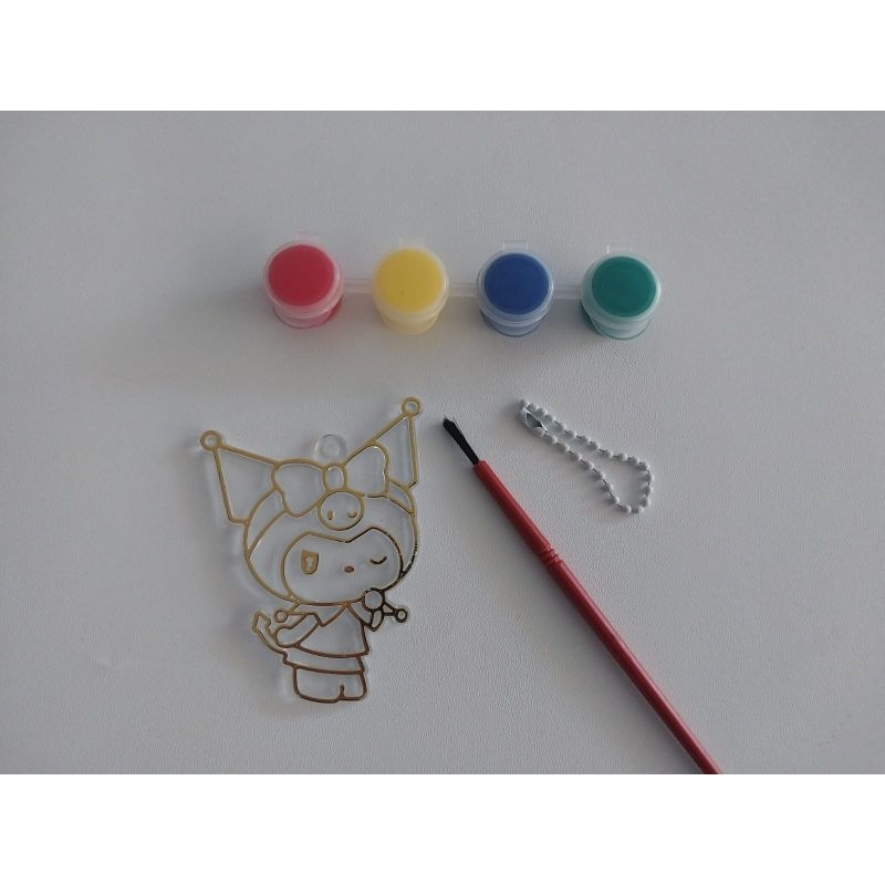 GANTUNGAN Diy Sanrio Acrylic Coloring/DIY Sanrio Keychain Coloring ...