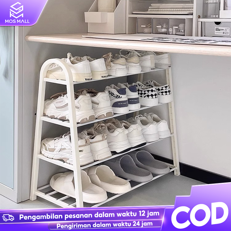 Mos MALL Stainless Steel Stacking Shoe Rack Shoe Rack Sandal Holder ...