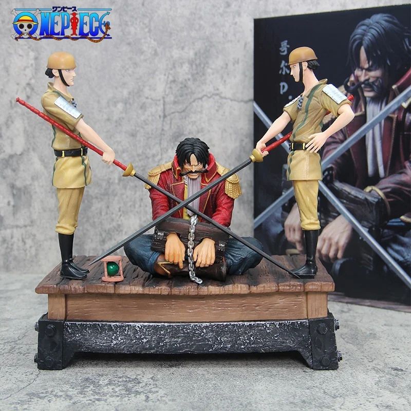 One Piece Anime Gol D Roger Action Figure Term Statue Collection ...