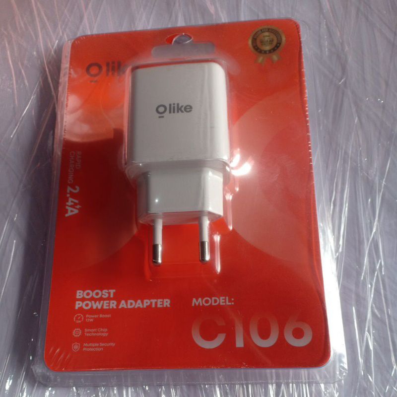 Olike C106 2.4A Adapter | Shopee Singapore