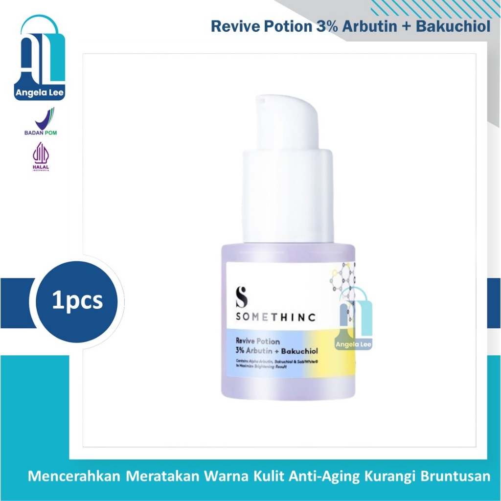 Somethinc 20ml Revive Potion 3% Arbutin+Bakuchiol Face Serum Face ...