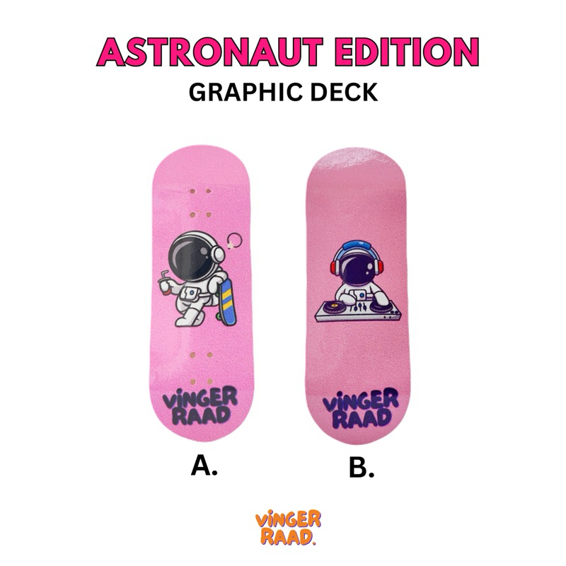 Vinger Raad Astronaut Skateboard Real Wear Graphic American Wood ...