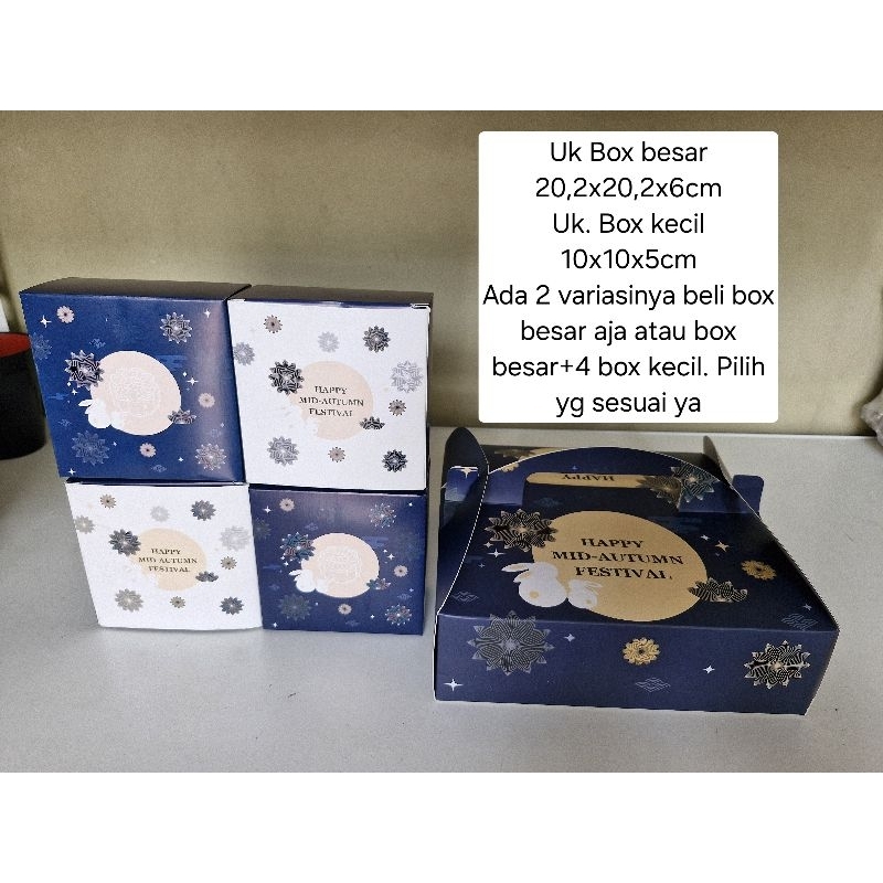 Exclusive box mooncake 20x20 box mooncake 150gr box mooncake Contains 4 ...