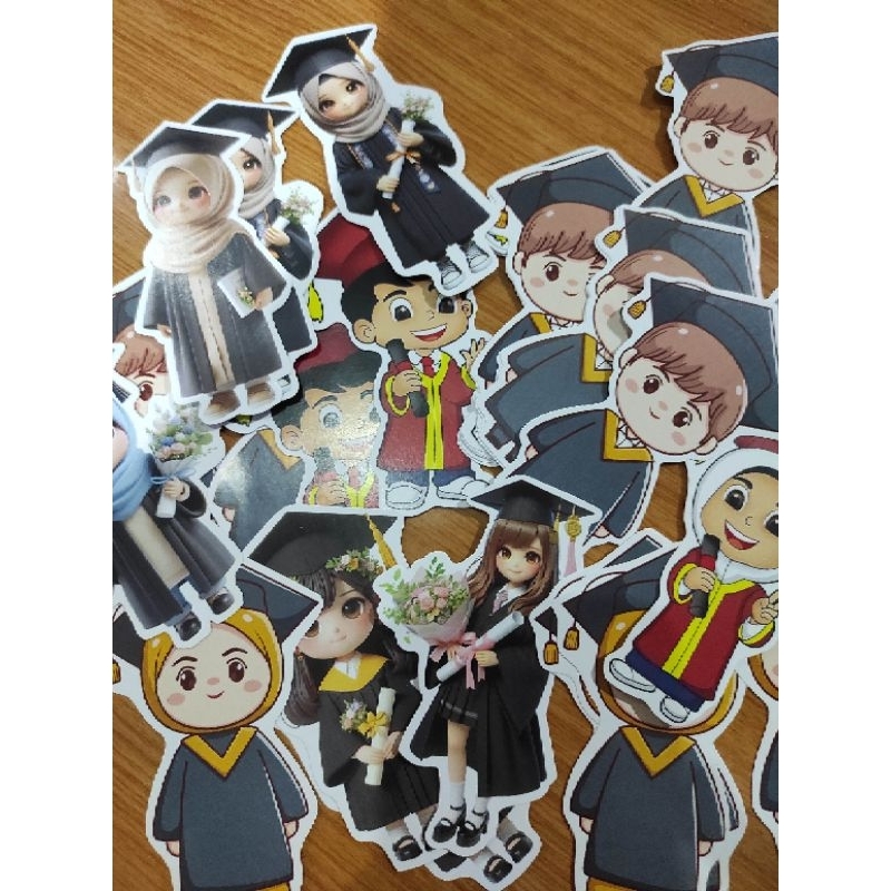 Flower Bouquet Decoration Topper Random Graduation Teacher Boy Girl ...