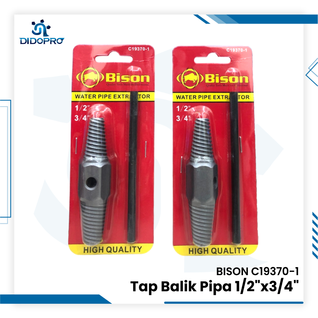 BISON WATER PIPE EXTRACTOR TOOL DAMAGED TAP BACK SCREW WATER PIPE ...