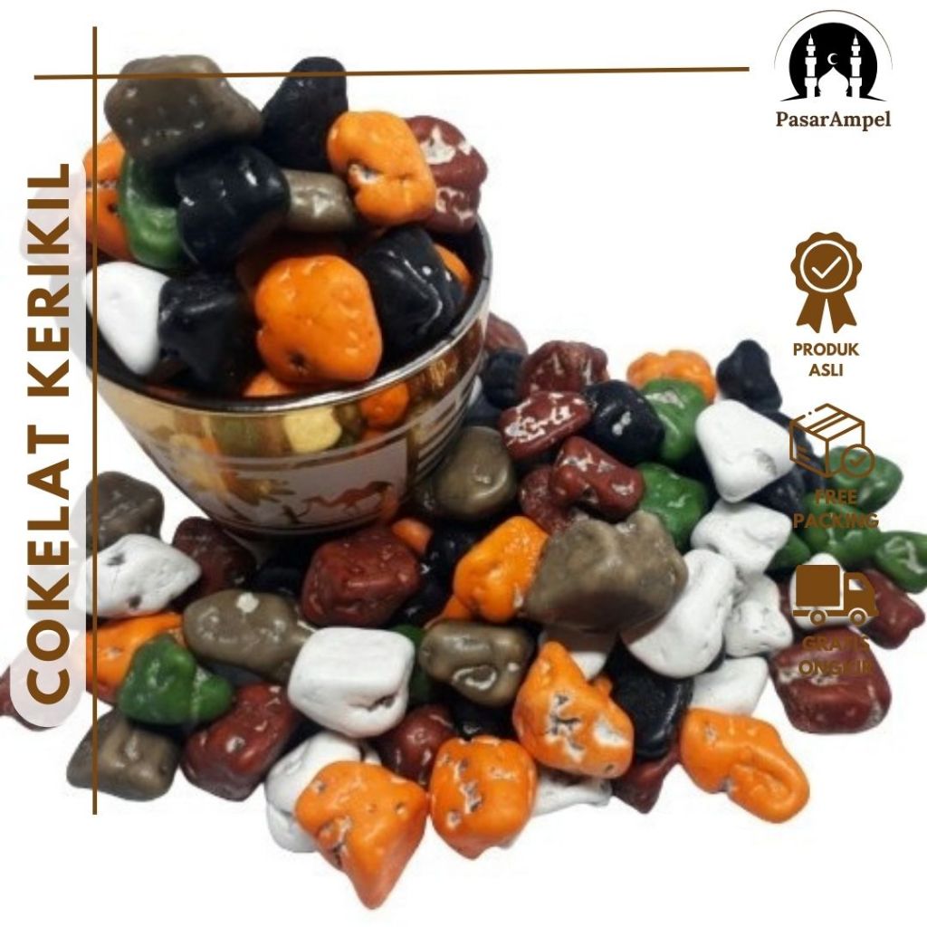 Chocolate Pebbles PREMIUM Stone Chocolate 100GR Arabic Chocolate ...