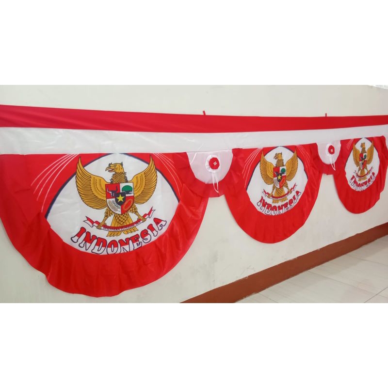 Garuda Flag/GARUDA BACKGROUND Flag 8 Meters Long/GARUDA BACKGROUND Flag ...
