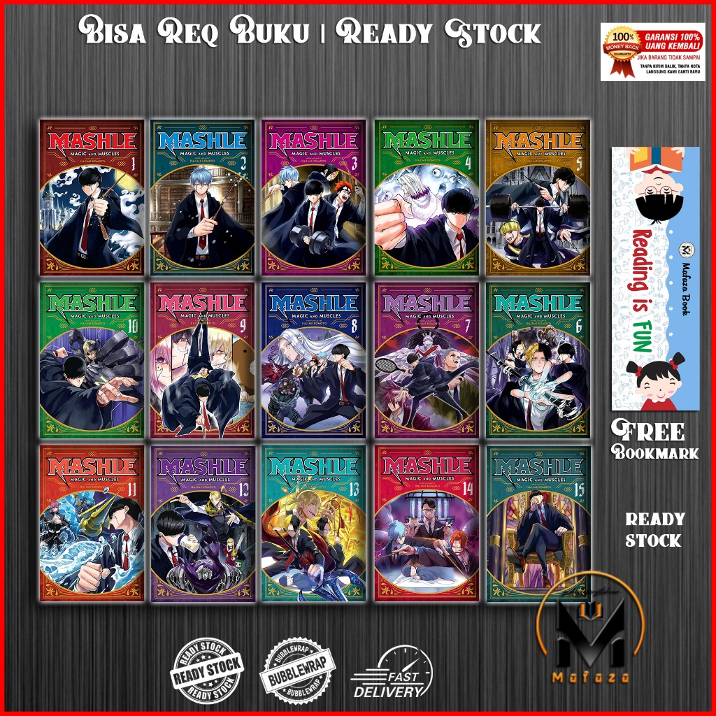 Mashle: Magic and Muscles (15 book series) By Hajime Komoto (English ...